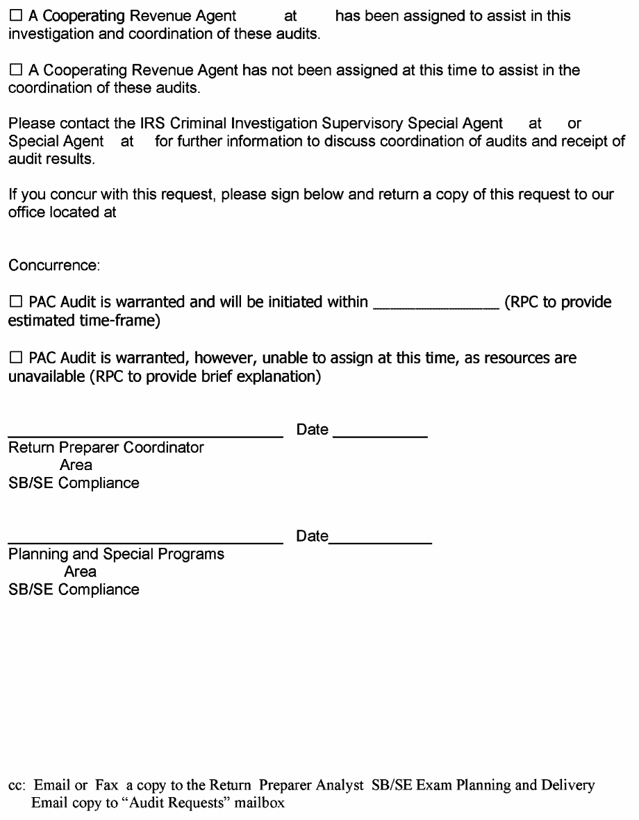 4.1.10 Return Preparer Program Coordinator | Internal Revenue Service