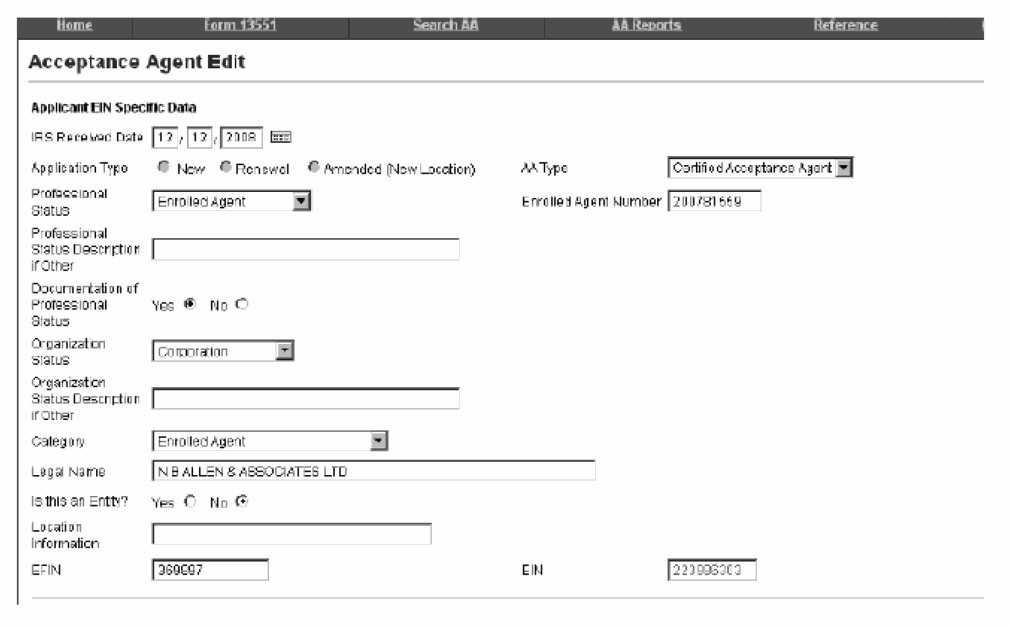 3.21.264 IRS Individual Taxpayer Identification Number (ITIN ...